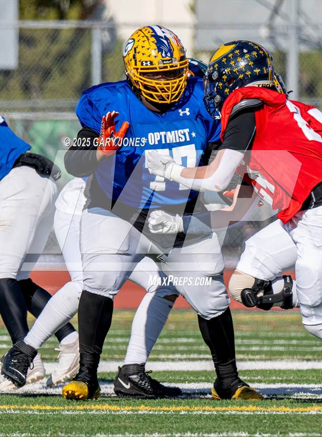 Photo 133 in the Sacramento Optimist All-Star Football North vs South ...