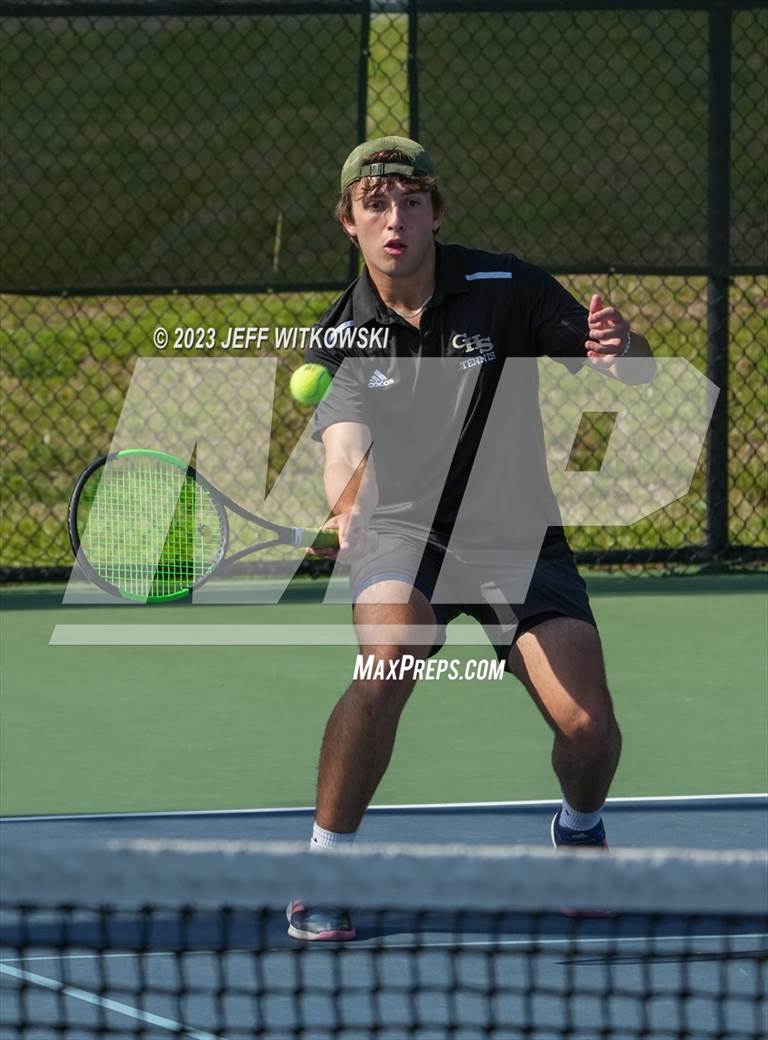 Photo 6 in the NCHSAA 3A Doubles Tennis State Championship Photo ...