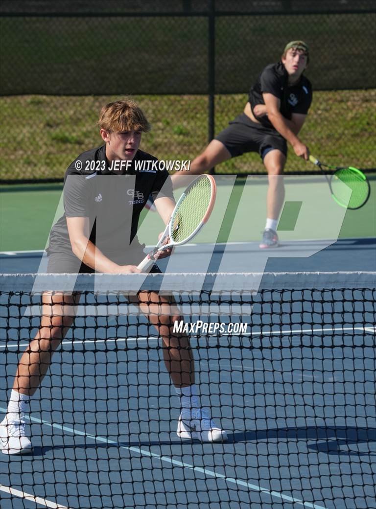 Photo 6 in the NCHSAA 3A Doubles Tennis State Championship Photo ...
