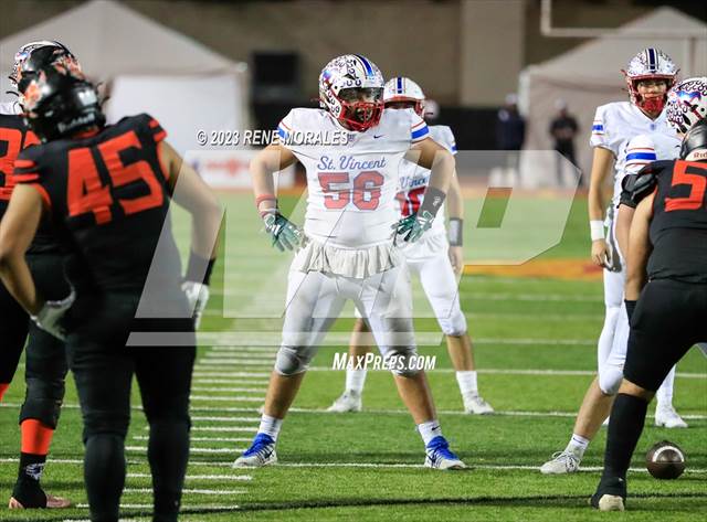 Photo 1 in the St. Vincent de Paul vs Wasco ( CIF Div 6-AA State Final) Photo Gallery (212 Photos)