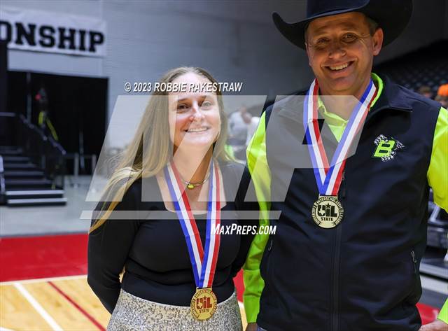 Photo 42 in the Blum vs. Harrold (UIL 1A Volleyball Final Medal ...