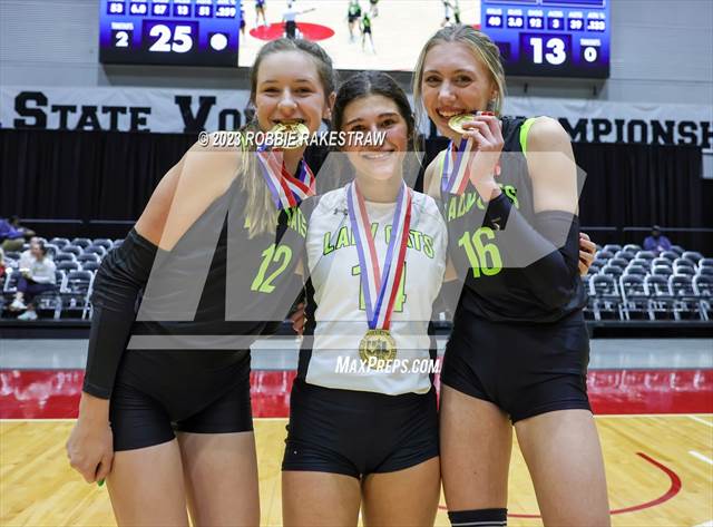 Photo 22 in the Blum vs. Harrold (UIL 1A Volleyball Final Medal ...