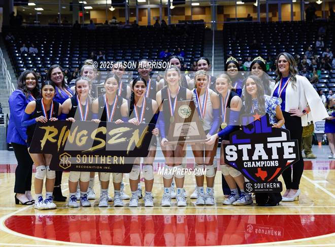 Photo 1 in the Jewett Leon vs. Nocona (UIL Volleyball 2A D1 Final) Photo Gallery (197 Photos)