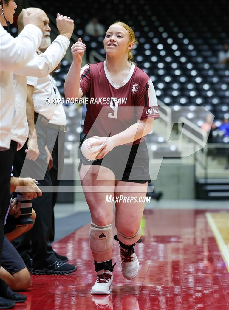Photo 118 in the Crawford vs. Iola (UIL 2A Volleyball Final) Photo Gallery (171 Photos)