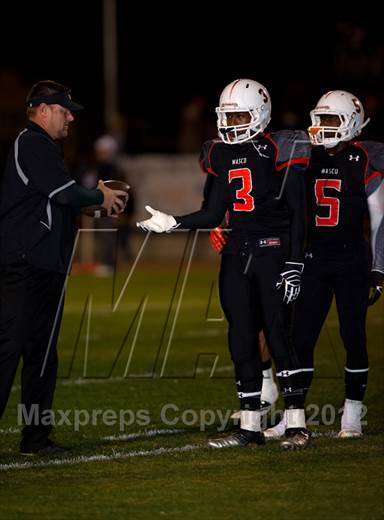 Photo 9 in the Wasco vs. Bakersfield Christian (CIF CS D4 Final) Photo Gallery (102 Photos)