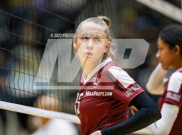 Photo 1 in the Crawford vs. Iola (UIL 2A Volleyball Final) Photo Gallery (227 Photos)