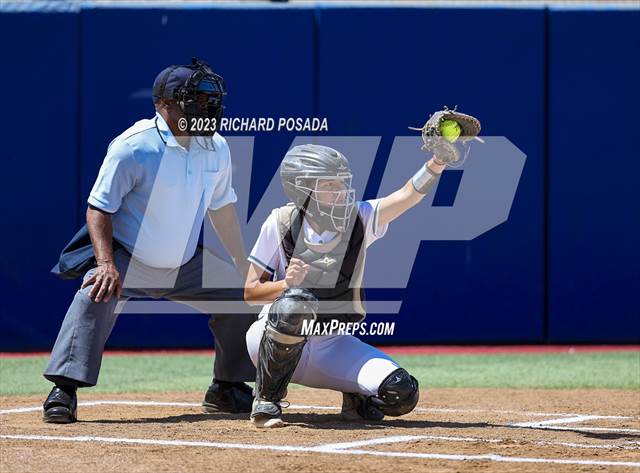 Photo 21 in the Mission College Prep @ Orange Cove (2023 CIF CS Softball Championships-DIVISION ...