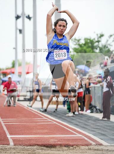 Photo 36 in the AIA Track & Field Preliminaries (Girls Long Jump D1/D2 ...