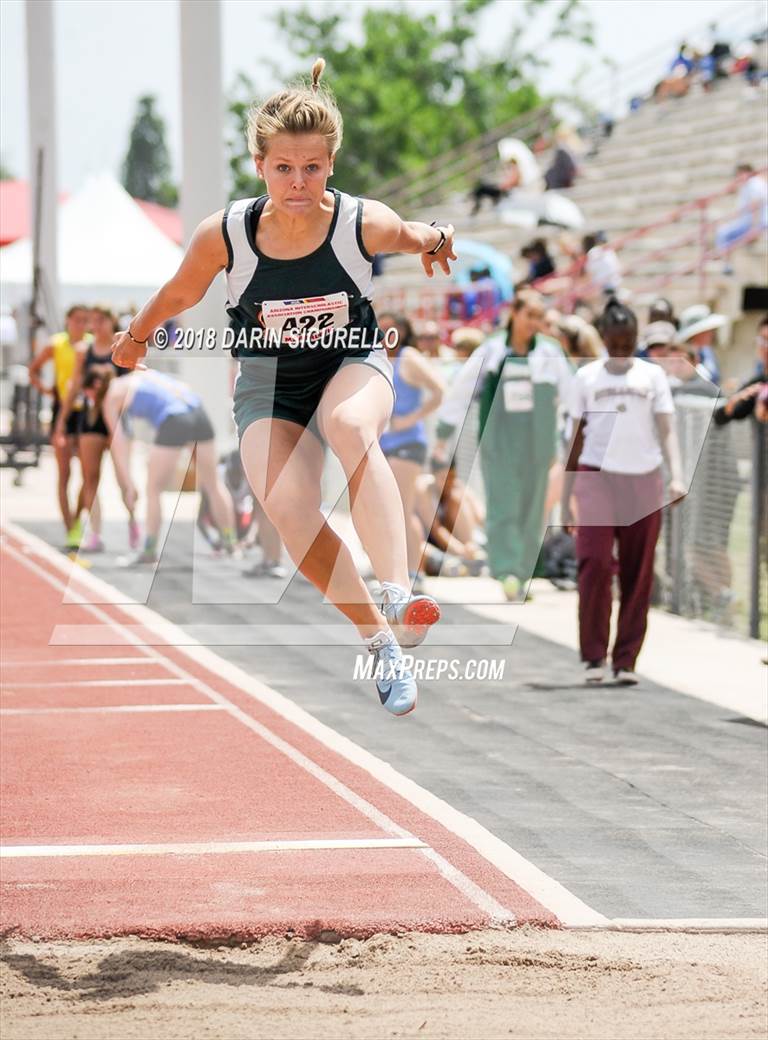 Photo 42 in the AIA Track & Field Preliminaries (Girls Long Jump D1/D2 ...