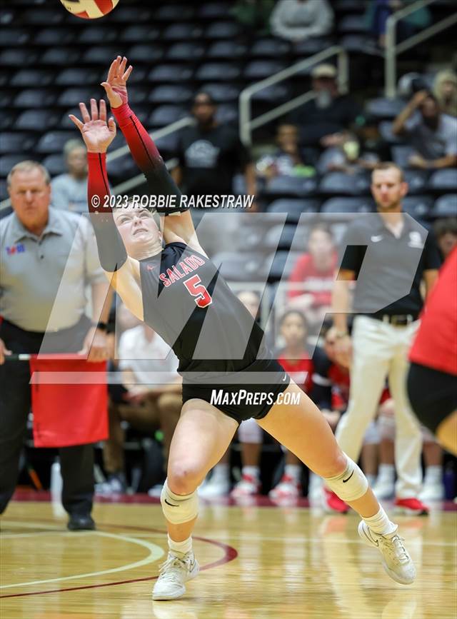 Photo 102 in the Randall vs. Salado (UIL 4A Volleyball Semifinal) Photo ...