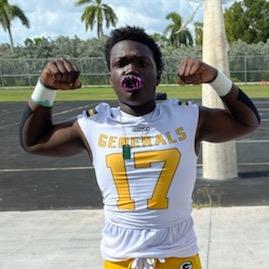 Calvin Parks jr's Carol City High School Football Stats