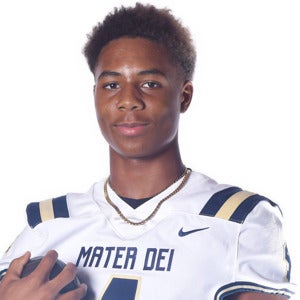 Isaiah Cook's Mater Dei Catholic High School Football Stats