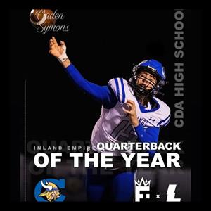 Caden Symons' High School Career Home