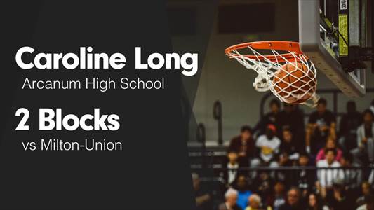 Caroline Long Game Report: vs Tri-County North