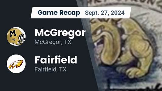 Football Recap: McGregor Comes Up Short