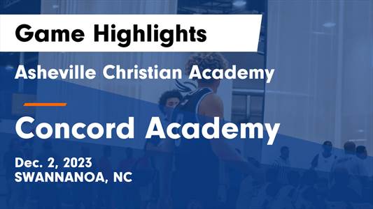 Basketball Game Recap: Concord Academy Eagles vs. Gaston Christian Eagles
