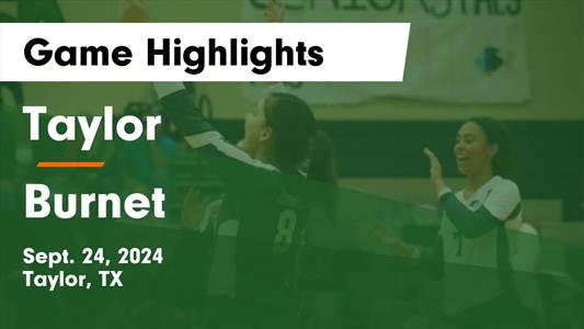 Volleyball Game Preview: Taylor Ducks vs. Salado Eagles