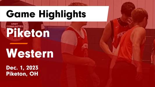 Basketball Game Recap: Piketon Redstreaks vs. Western Indians