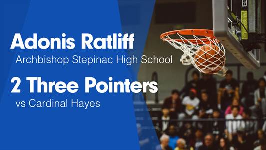 Adonis Ratliff Game Report: vs St. Raymond Boys