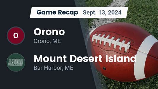Football Recap: Orono's Winning Streak Snapped at 14 Games