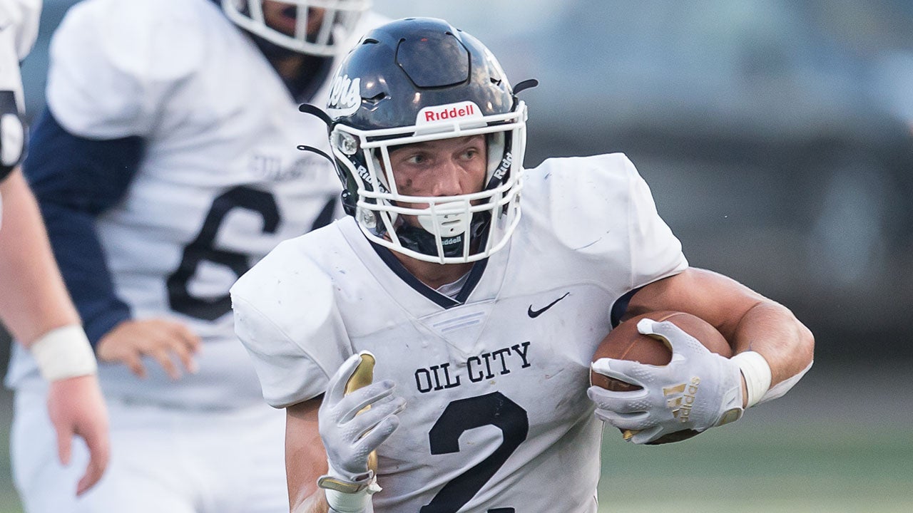 Pennsylvania junior Ethen Knox believed to be the first running back in ...