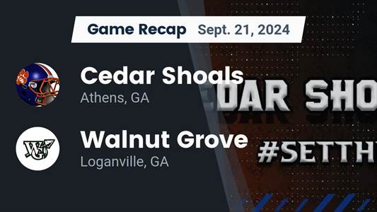 Football Game Preview: Cedar Shoals Jaguars vs. North Oconee Titans