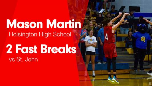 Mason Martin Game Report: vs Nickerson