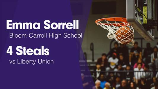 Emma Sorrell Game Report: @ Fairfield Union