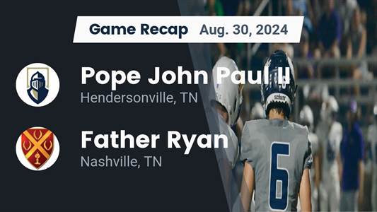 Football Recap: Pope John Paul II Comes Up Short Despite Jackson ...