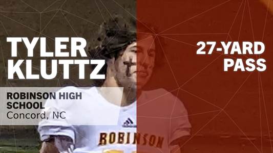Tyler Kluttz Game Report: vs Central Cabarrus