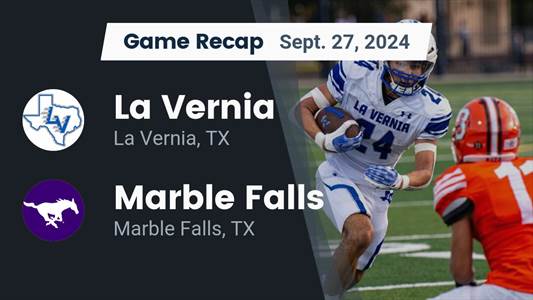 Football Recap: La Vernia's Rushing Dominance Continues