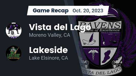 Football Game Recap: Lakeside Lancers vs. Vista del Lago Ravens
