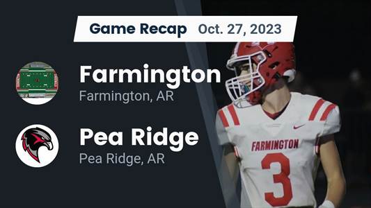 Football Game Recap: Pea Ridge Blackhawks vs. Farmington Cardinals