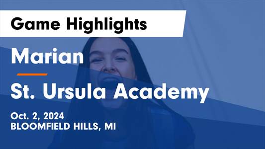 Volleyball Game Preview: Marian Mustangs vs. St. Ursula Academy Arrows