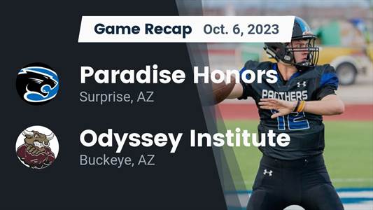 Football Game Recap: Odyssey Institute Minotaur vs. Paradise Honors ...