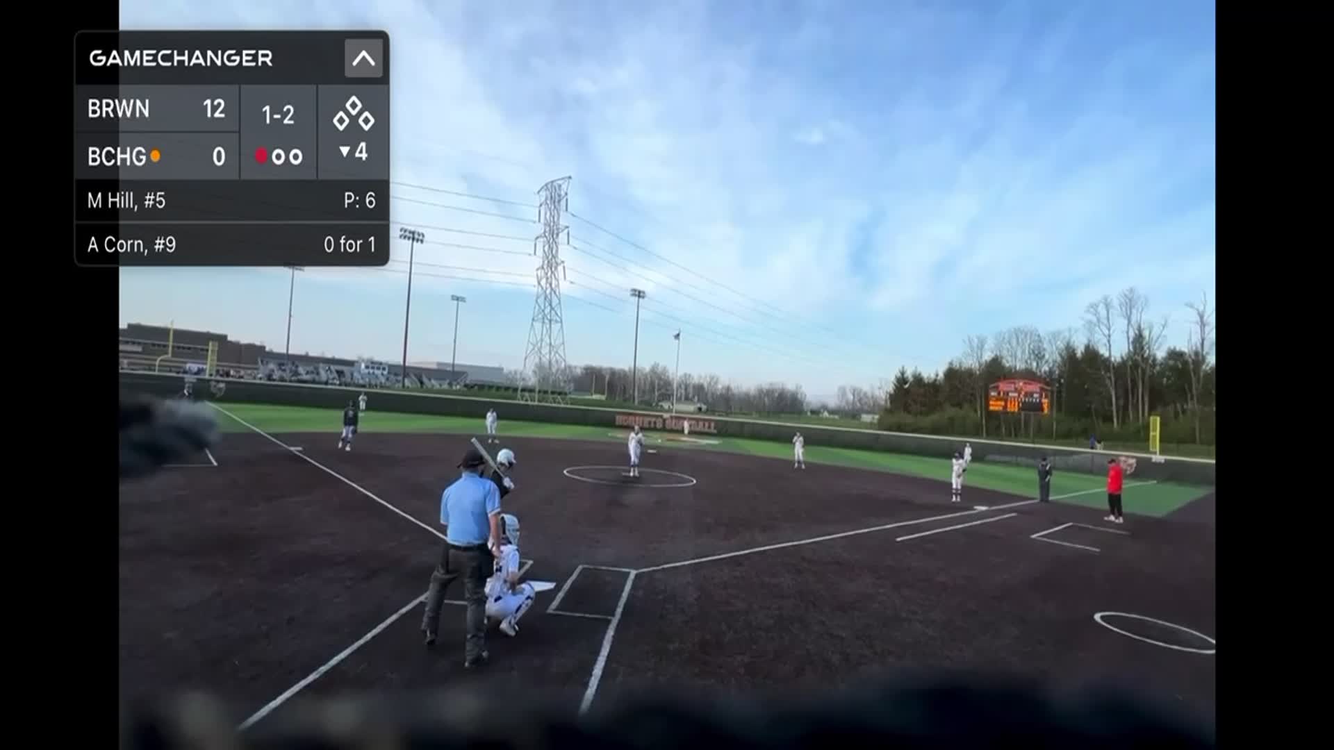 Addison Corn Game Report: vs Speedway