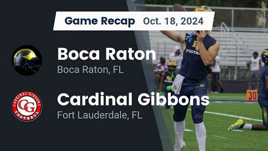 Football Recap: Boca Raton Triumphant Thanks to a Strong Effort from ...