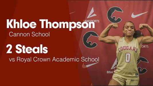 Khloe Thompson Game Report: @ Charlotte Latin