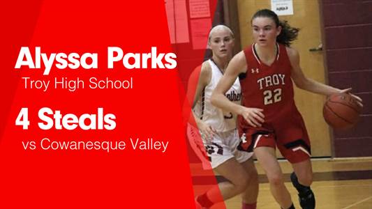 Alyssa Parks Game Report: vs Milton