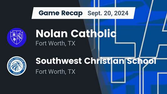 Football Game Preview: Nolan Catholic Vikings vs. Prestonwood Christian ...