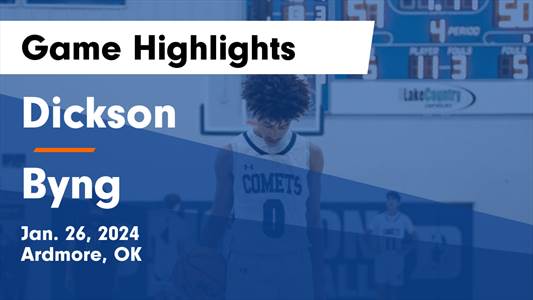 Basketball Game Recap: Dickson Comets vs. Madill Wildcats