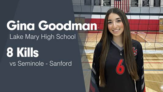 Gina Goodman Game Report: vs Seminole