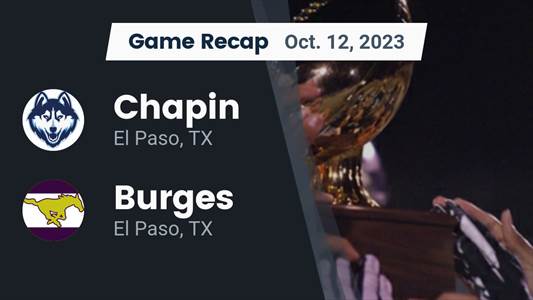 Football Game Recap: Burges Mustangs vs. Chapin Huskies