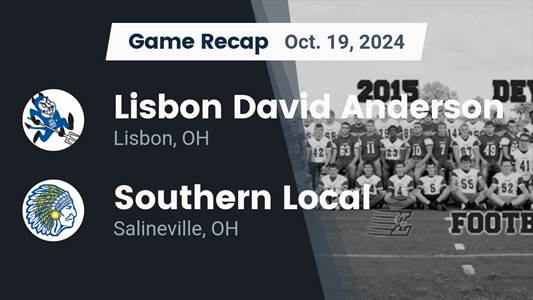 David Anderson High School (Lisbon, OH) Varsity Football