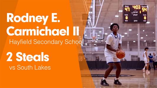 Rodney E. carmichael ii Game Report: vs Edison