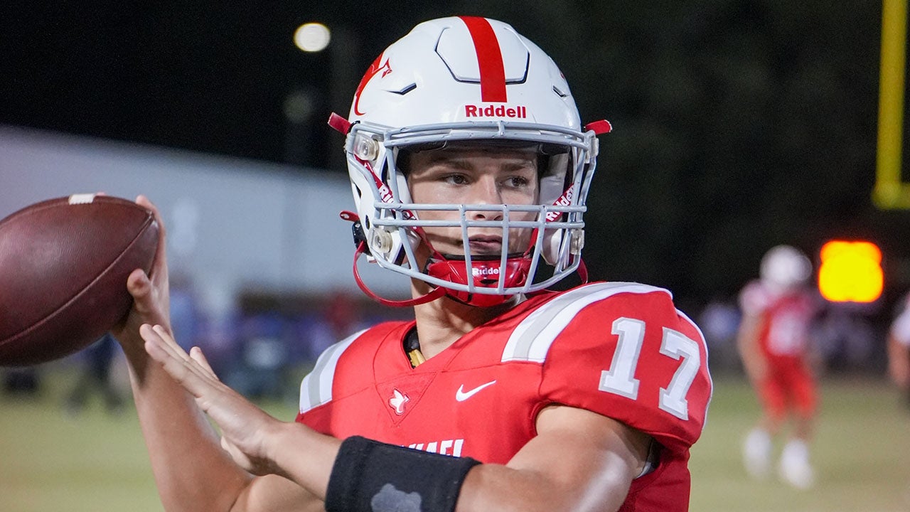 High school football: Gunner Rivers finding success as freshman under ...