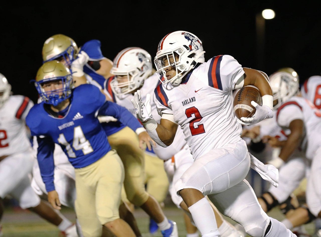 High school football rankings: Oakland tops Tennessee Preseason ...