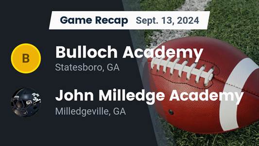 Football Game Preview: Bulloch Academy on Home-Turf