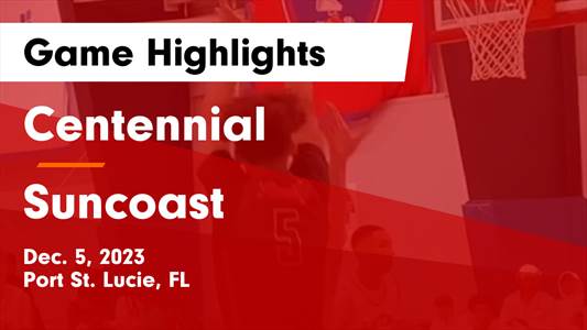 Basketball Game Recap: Centennial Eagles vs. Suncoast Chargers