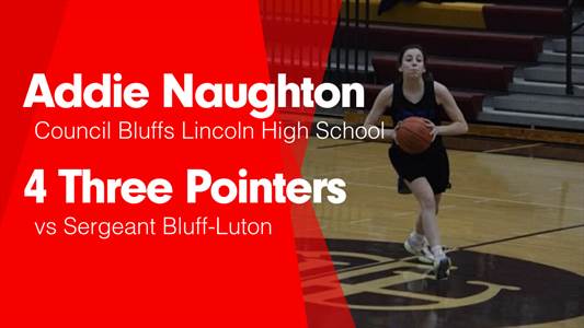 Addie Naughton Game Report: @ Sioux City East
